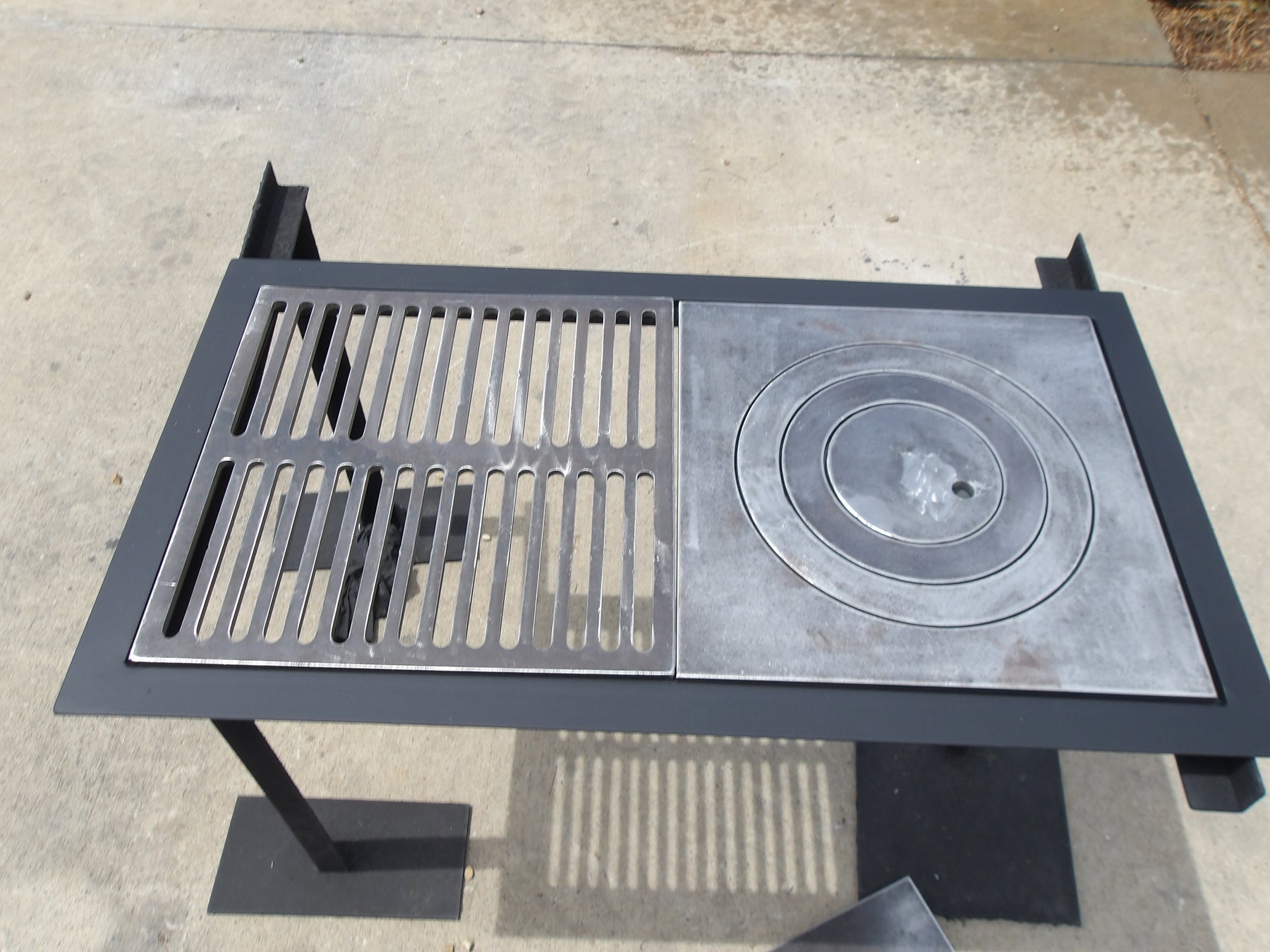 Retro Wood Stove Kit: Frame, Fire Ring, Grate – Heritage Backyard Inc.