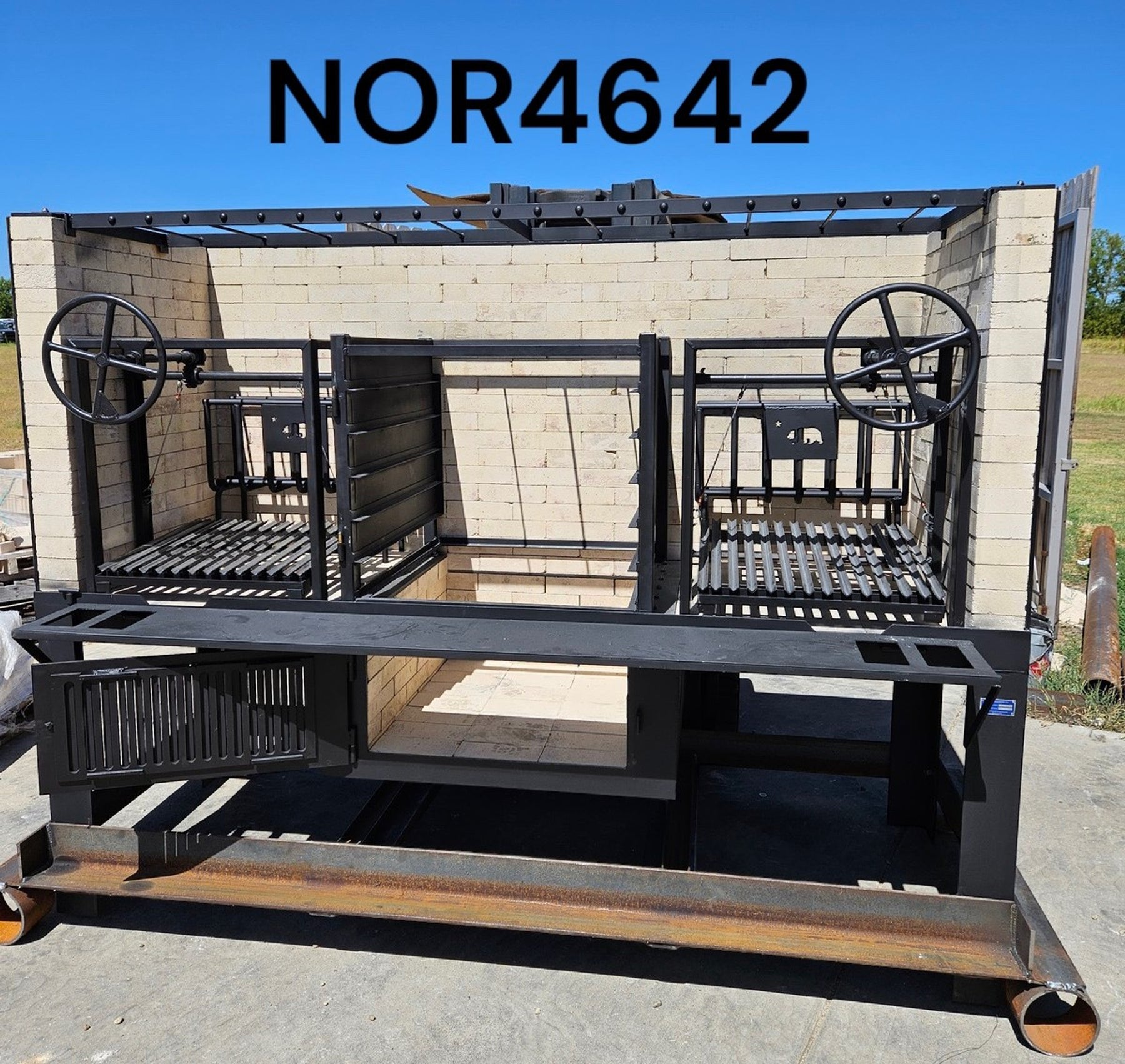 4642 Wood Fired Commercial Fire Table Grill – Heritage Backyard Inc.