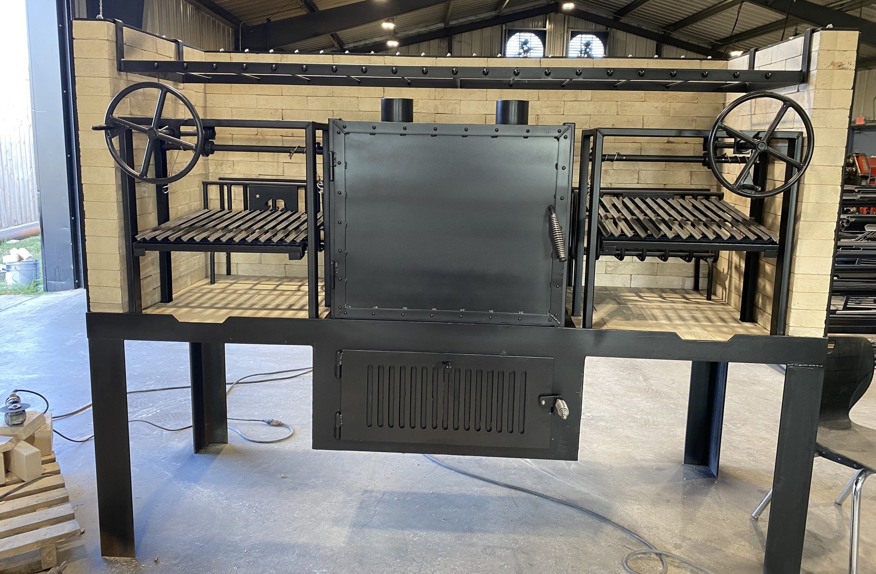 4642 Wood Fired Commercial Fire Table Grill – Heritage Backyard Inc.