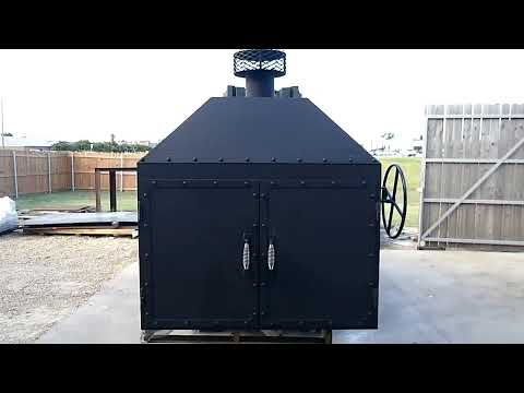 Fireplace with BBQ Grill Insert and Storage