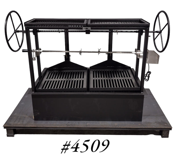 4509 Built-In Split Grill with Warming Rack