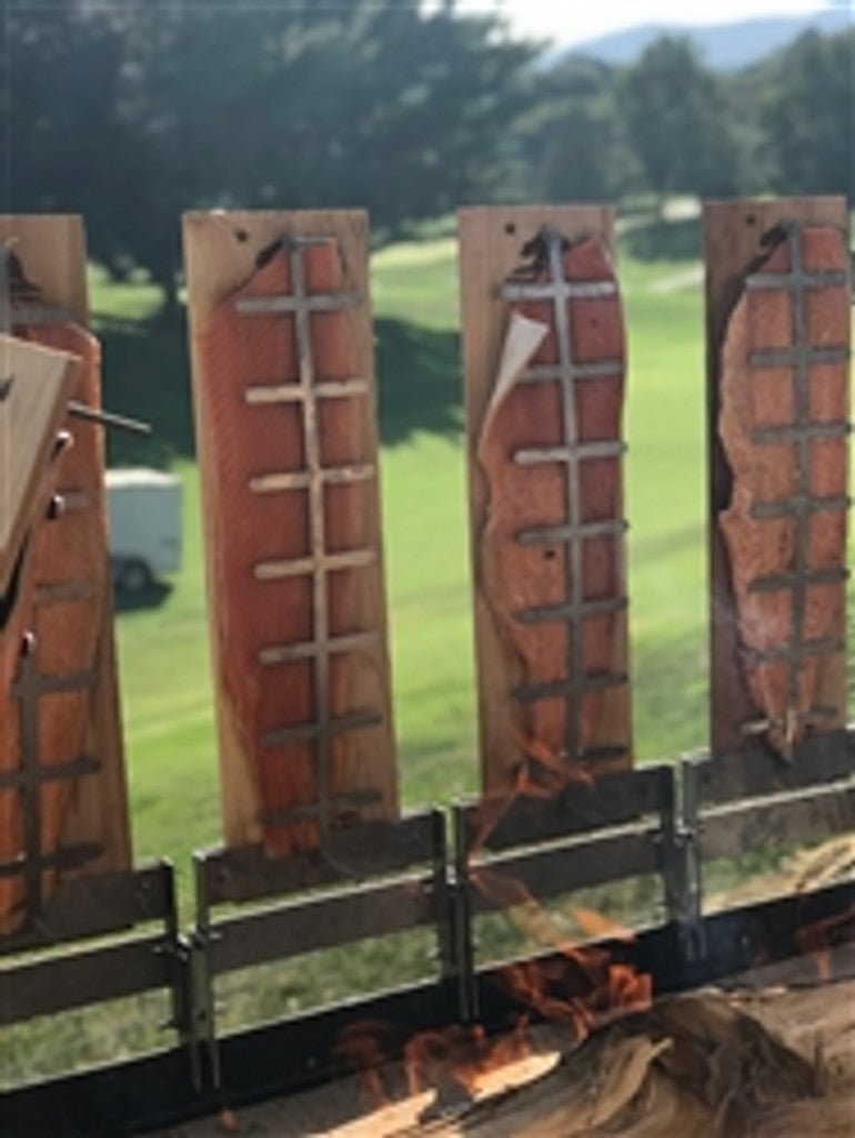 Cedar Plank Fish Grill perfect for Salmon grilling – Heritage Backyard Inc.