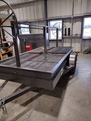 Split Santa Maria BBQ Grill Trailer